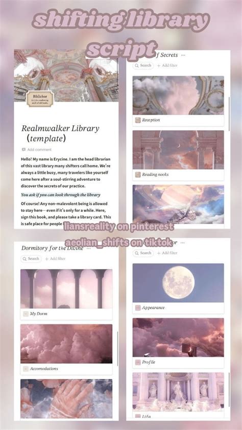 Shifting Library Script Template With Backstory And Fill Ins In 2024