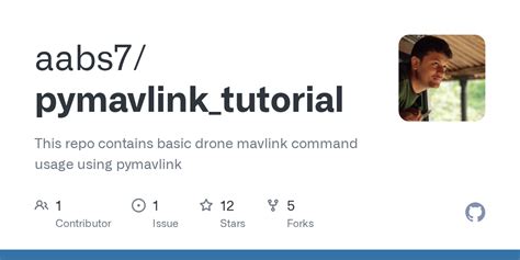 Github Aabs7pymavlinktutorial This Repo Contains Basic Drone