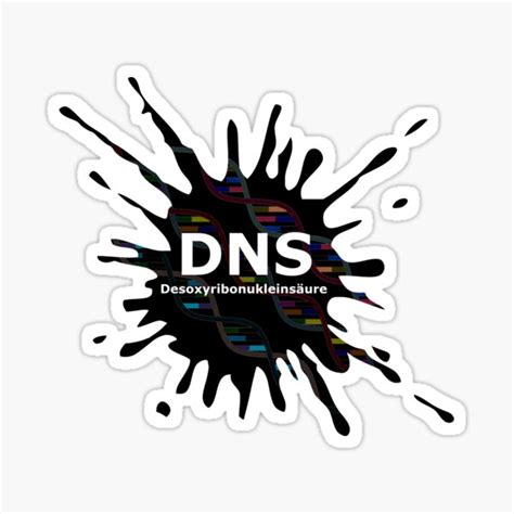 Dns Abbreviation Sticker By Designmarks Redbubble