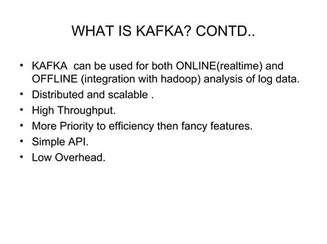 apache kafka onkar kadam ppt