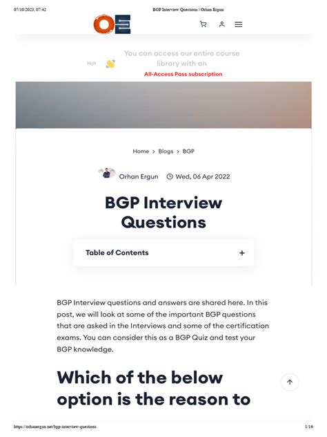 bgp interview questions orhan ergun pdf information age digital