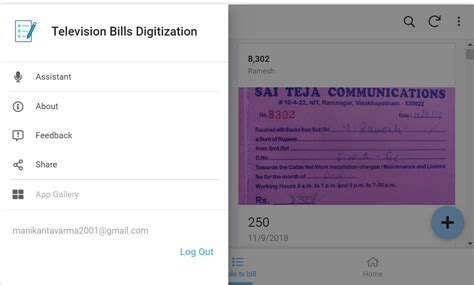 receipt digitization devpost