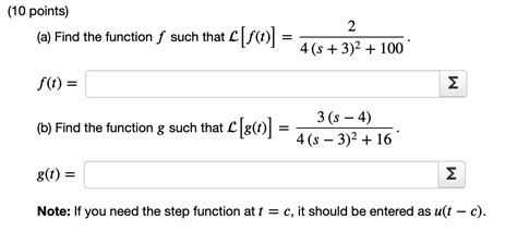 Solved A Find The Function F Such That Chegg Com