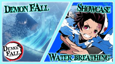 Water Breathing Showcase Demon Fall Op Roblox Youtube