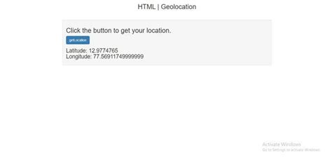 How To Get Geolocation Using Javascript With Example
