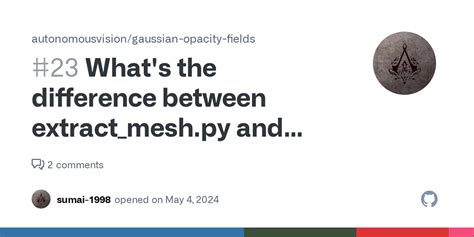 Whats The Difference Between Extractmeshpy And Extractmeshtsdfpy