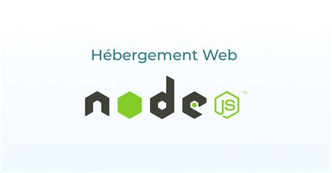 Hébergement Web Nodejs Pas Cher àpd 199€mois