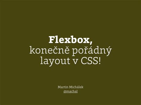 PDF Flexbox konečně pořádný layout v CSS DOKUMEN TIPS