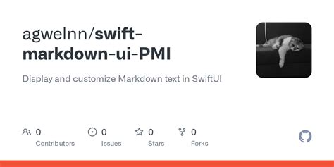 Github Agwelnnswift Markdown Ui Pmi Display And Customize Markdown