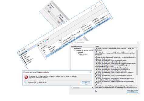 Resolving Index Was Out Of Range” In Ssms Sql Dba Blog
