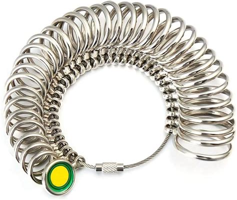 Professional Ring Size Measuring Tool Portable Gauge Set For Finger