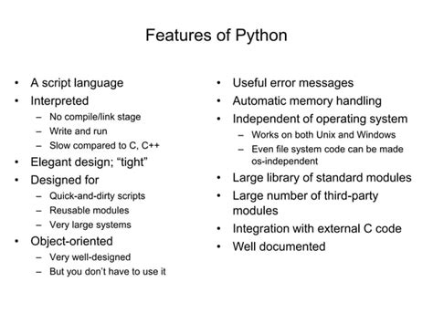 learning python ppt