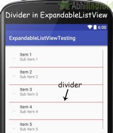 ExpandableListView With Example In Android Studio Abhi Android