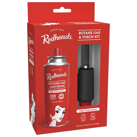 Redheads Butane Gas And Torch Kit Versatile Outdoor And Culinary Tool Redheads Australia
