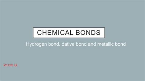 Ionic And Covalent Bonds Pptx Chemistry Science
