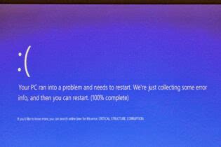Fix BSOD Appears Because F CRITICAL STRUCTURE CORRUPTION