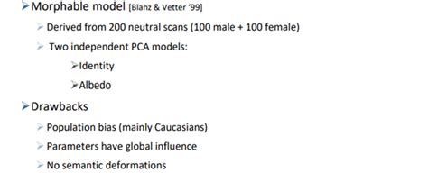 008 3d Face Modeling How To Construct A Parametric Face Model
