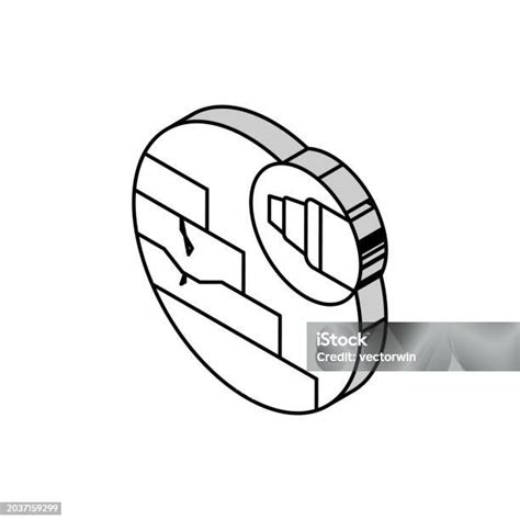 계단 다시 마무리 등각 투영 아이콘 벡터 일러스트 레이 션 깨끗한에 대한 스톡 벡터 아트 및 기타 이미지 깨끗한 단단한 재목 단열재 Istock