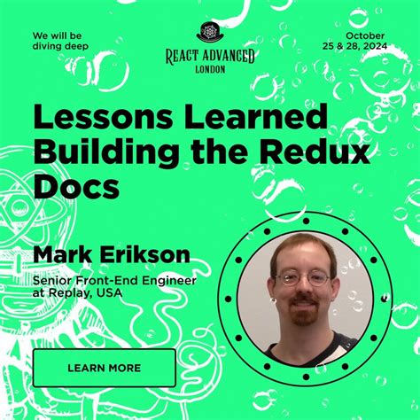 📖join Redux Maintainer Mark Erikson As We Discuss How To Effectively Structure And Write