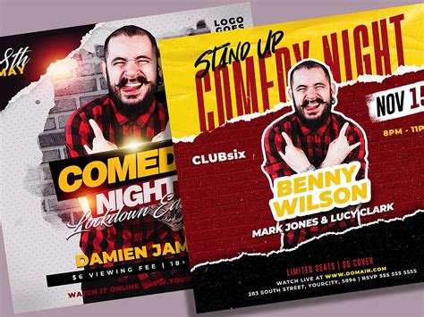 Comedy Flyer Designs Themes Templates And Downloadable Graphic