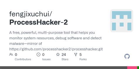 GitHub Fengjixuchui ProcessHacker 2 A Free Powerful Multi Purpose