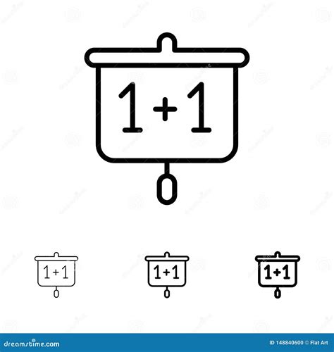 Chart Education Presentation School Bold And Thin Black Line Icon