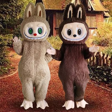 Cute Monster Labubu Mascot Costume High Quality Plush Cartoon Character