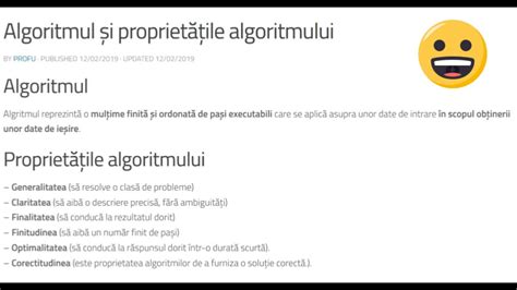 Algoritmul şi Proprietăţile Algoritmului Tic Youtube