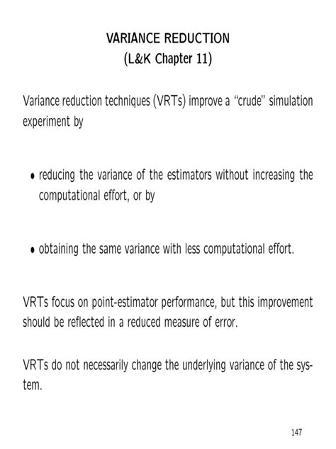 pdf variance reduction technique dokumen tips