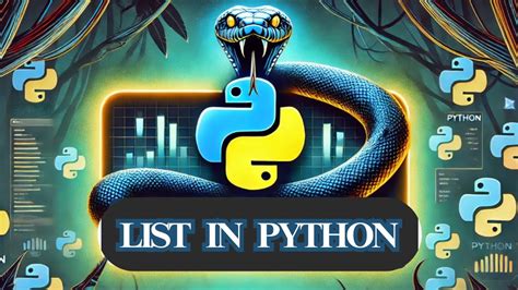 List In Python Python List Coding Pythonprogramming Youtube