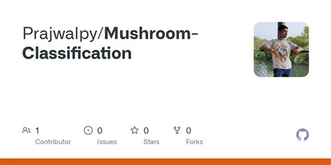 GitHub Prajwalpy Mushroom Classification