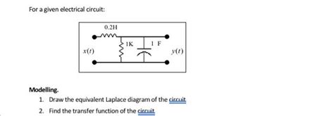 Solved Convert The Transfer Function In Q2 Into Differential