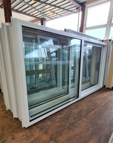New Double Glazed Aluminium Sliding Window 1800 X 900 Arctic White