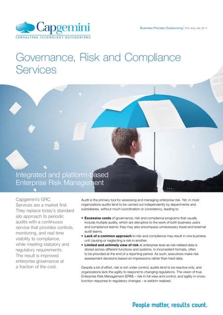 Governance Risk And Compliance Framework Pptx