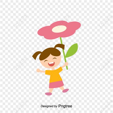 여름 어린이날 귀여운 소녀원소형태어린애 Png 일러스트 무료 다운로드 Lovepik