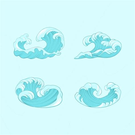 무료로 다운로드 가능한 파도 벡터 And 일러스트 Freepik
