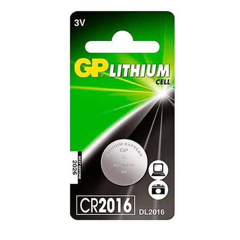 Batería GP Pila CR2016 3V - MEGATRONICA