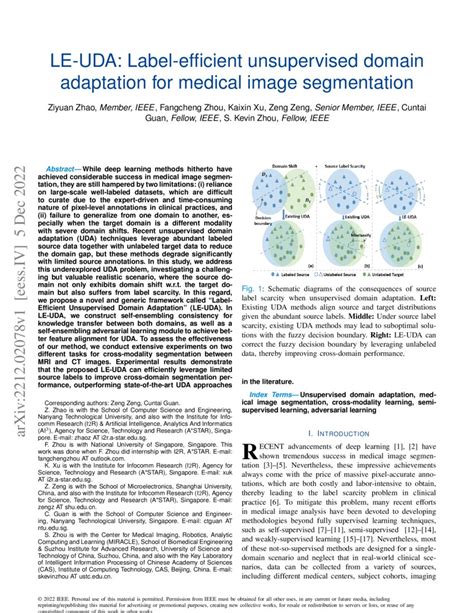 Le Uda Label Efficient Unsupervised Domain Adaptation For Medical Image Segmentation Deepai