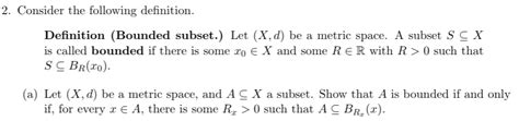 Solved Consider the following definition. Definition | Chegg.com