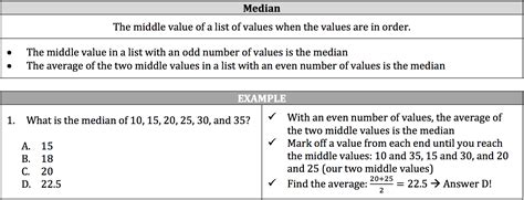 Isee Math Review Mean Median Mode Range And Weighted Averages