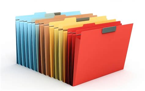 Premium Photo Neat And Tidy File Organizers On White Background