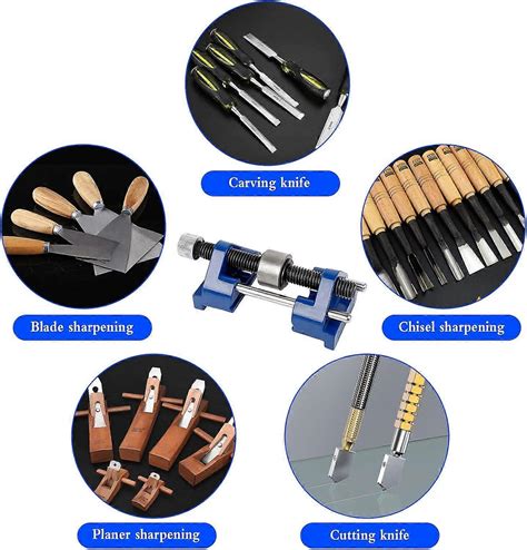1 Pack Chisel Sharpener Guide Carbon Steel Honing Guide Jig Clamping