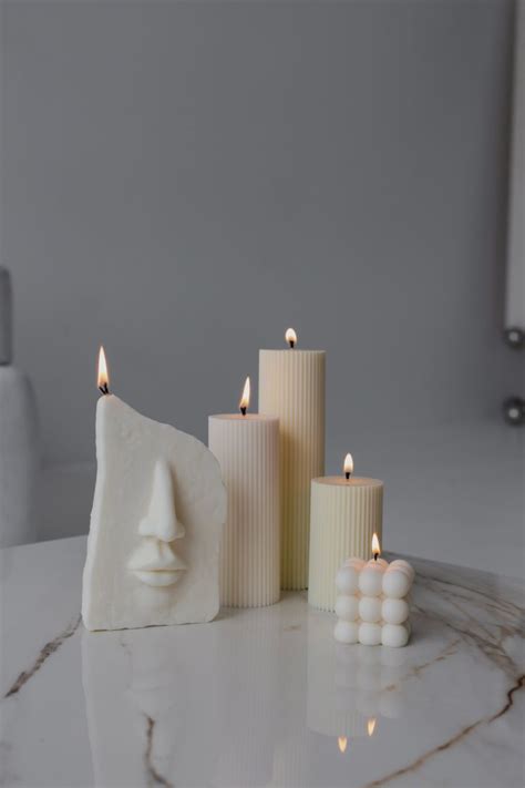 Свечи для декора Украшение свечей Свеча Белые свечи