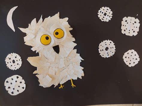 Neues Aus Der Kunstwerkstatt 4 Schnee Eulen