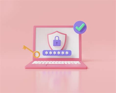 Premium Photo Laptop Screen With Lock Icon And Password Locked Laptop Screen Laptop Protection