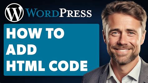 how to add html code to wordpress full 2025 guide youtube