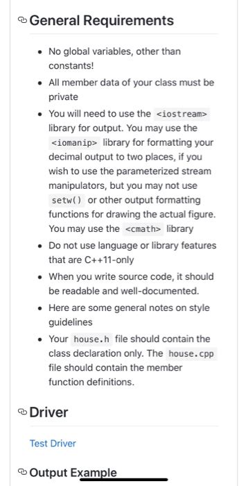 Solved Task You Are To Write A Class Called House Using