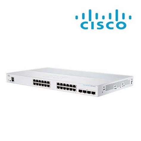Manageable Gigabit Switch Cisco Cbs350 24t 4g 24 Port Network Switch Black Model Name Number