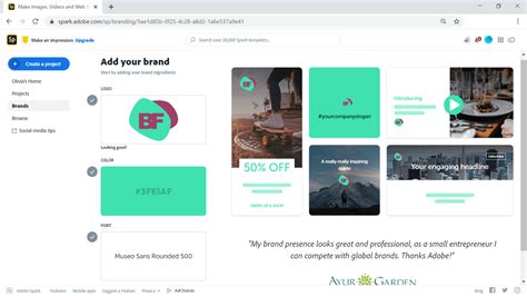 Review Adobe Spark Brightcarbon