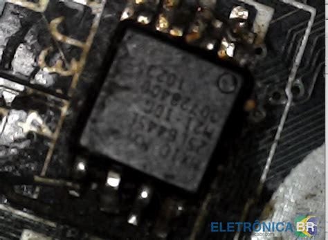 PLACA DH55PJ INTEL COM CHIP DE BIOS MAL COLOCADO Treinamento Motherboards EletrônicaBR com